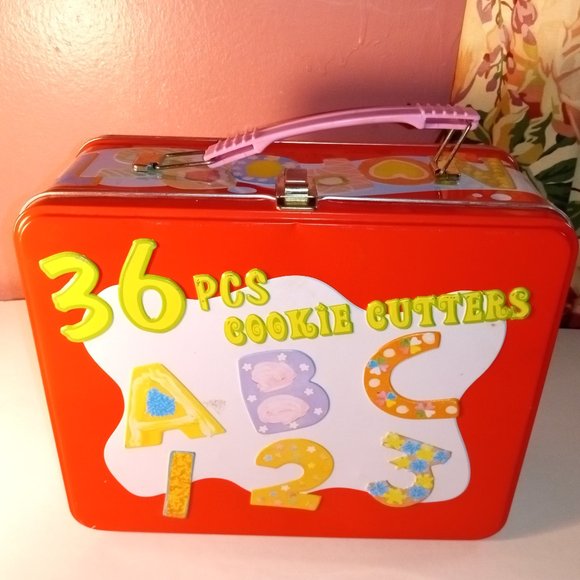 Toys | Kids Learning Baking Abc 123 36 Piece Colorful Cookie Cutters ...